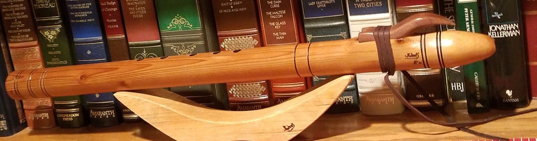 Low E a432hz Cedar Native American Style Flute With Walnut Spirit Totem ...
