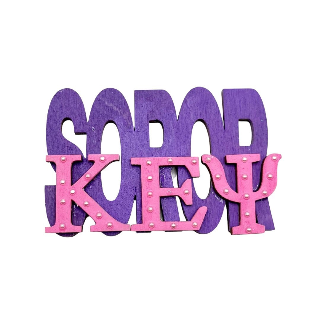 KEY Sorority Soror Pin - Etsy