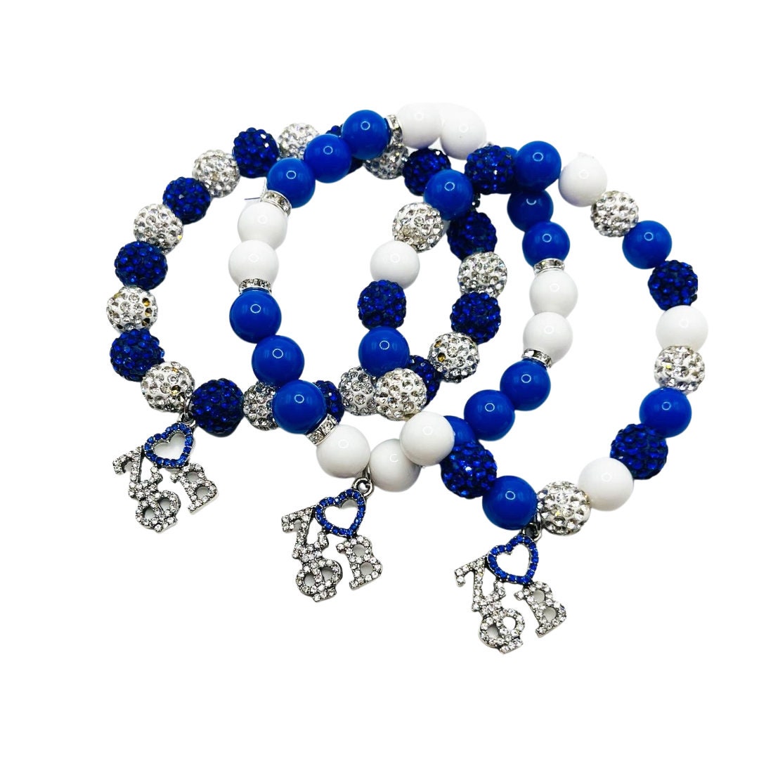 Zeta Love Charm Bracelet - Etsy