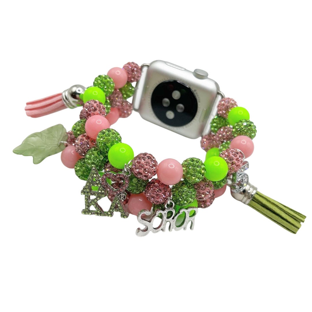 Phirst Sorority Bling Charm Smart Watch Band - Etsy