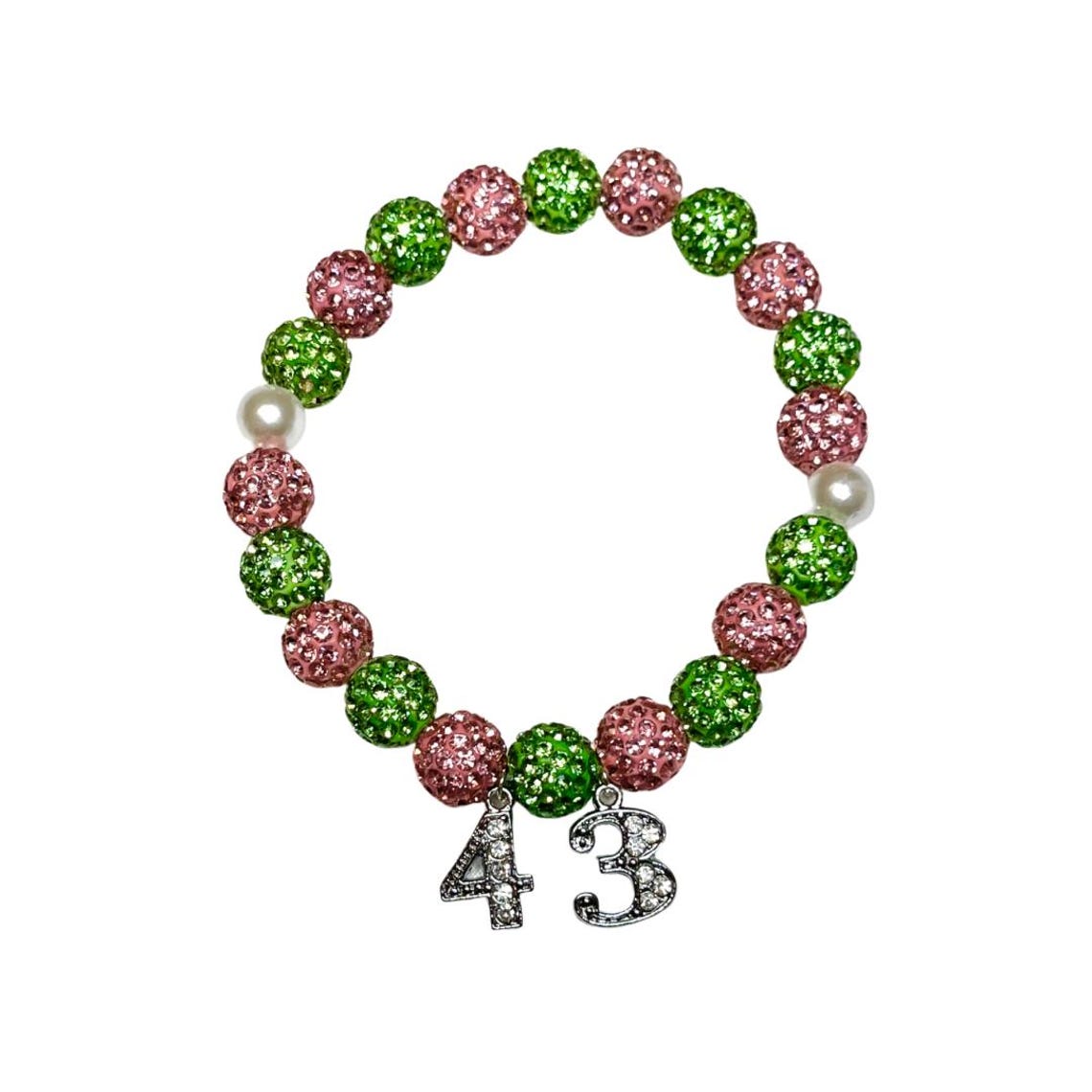 Phirst Sorority Line Number Position Charm Bracelet Set - Etsy