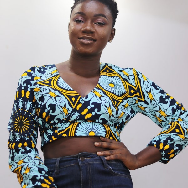 Ankara Crop Top - Etsy
