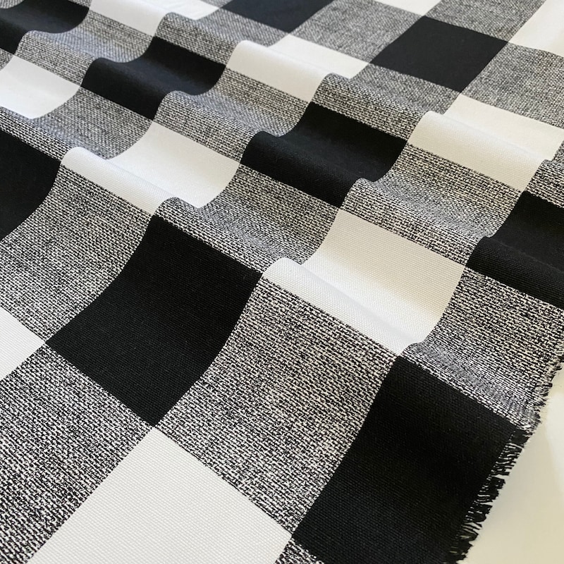 Blue Buffalo Plaid Fabric - Etsy