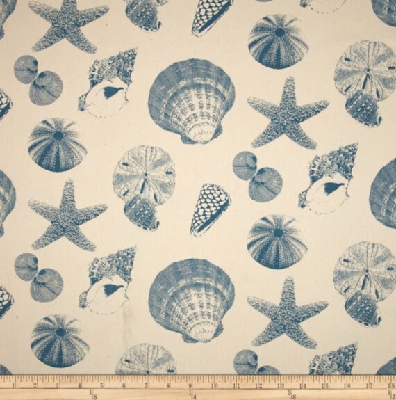 Premier Prints Fabric Shells Pacific Natural 54 wide | Etsy