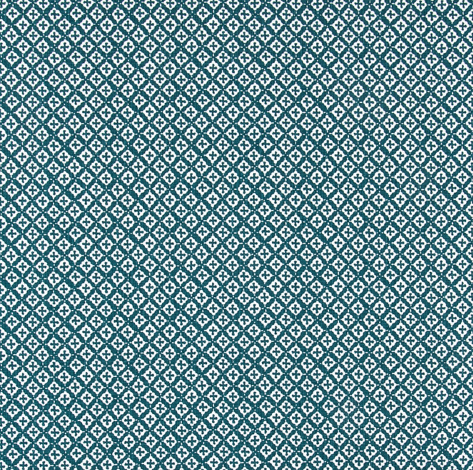 Blue Repeating Pattern Fabric - Cotton/linen Upholstery Weight - 54 ...