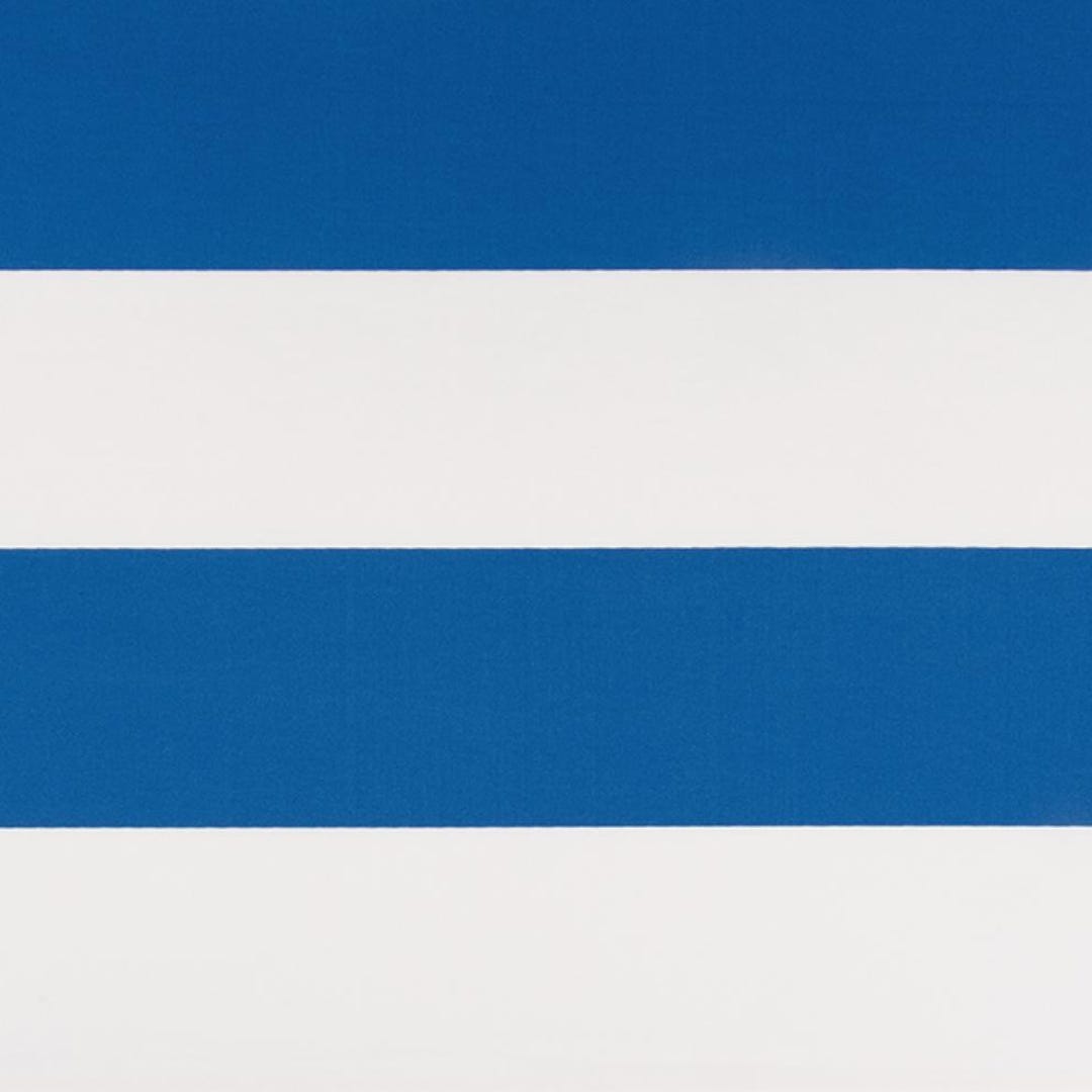 Outdoor Bold Blue and White Cabana Stripe Fabric by the Yard ...