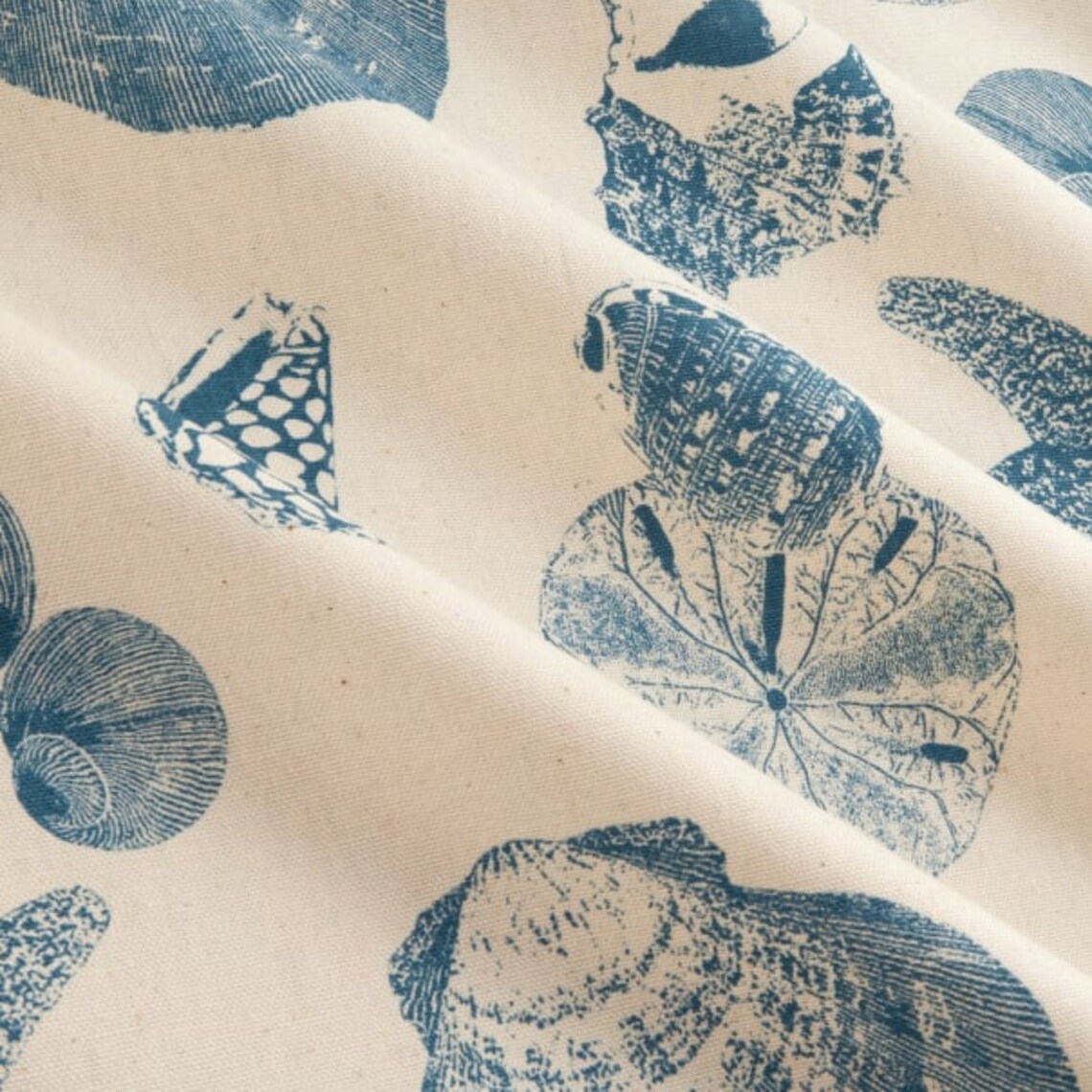Coastal Seashell Fabric - Upholstery Weight Cotton - 54" Wide - Shell ...