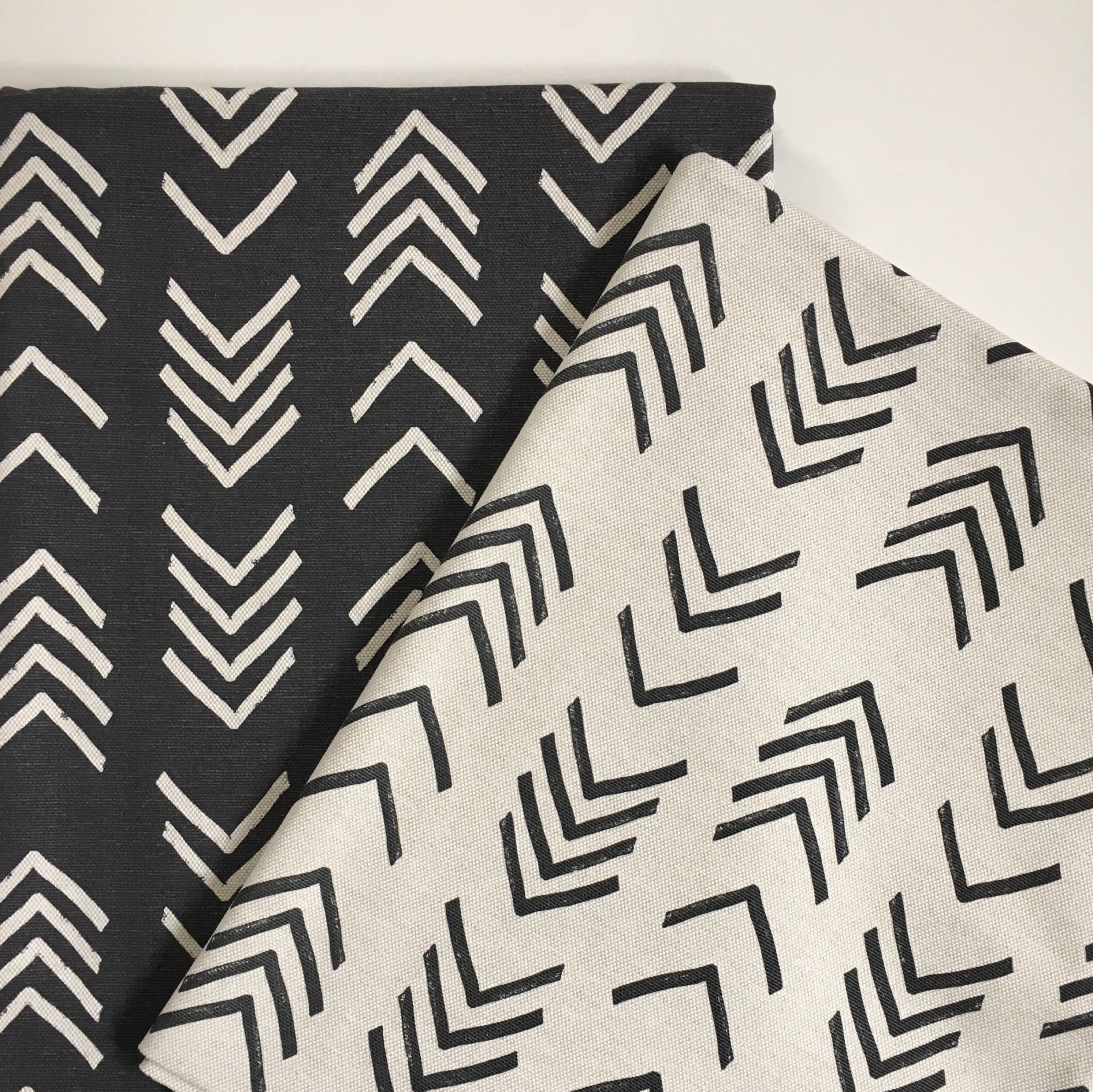 African Inspired Mud Cloth Upholstery Fabric - Heavy Weight Cotton ...