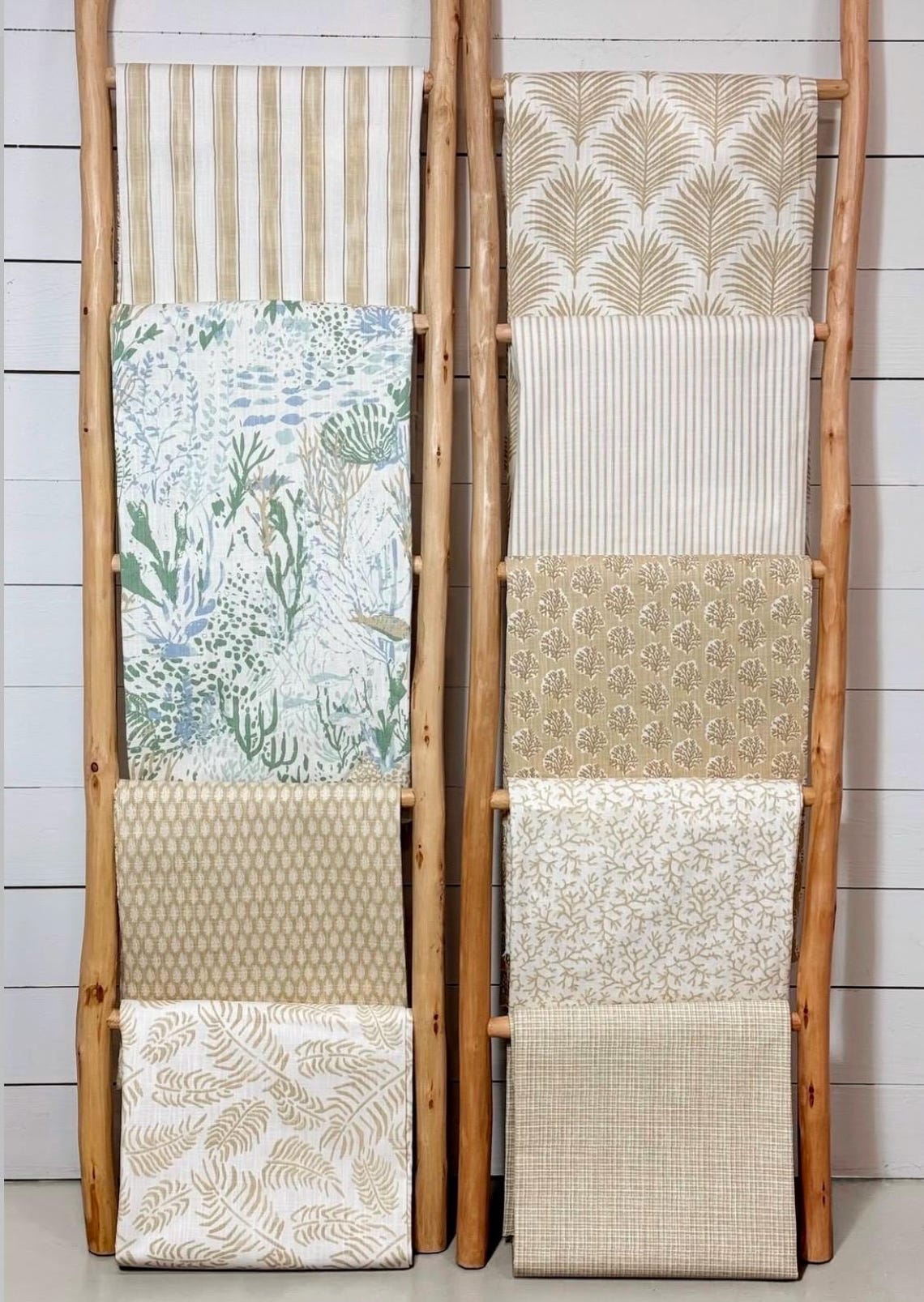 Coastal Under the Sea Fabric by the Yard - Textured Upholstery Weight ...