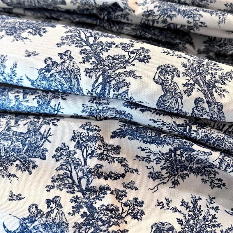 Toile Fabric by the Yard - Etsy