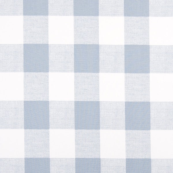 Blue Buffalo Plaid Fabric - Etsy