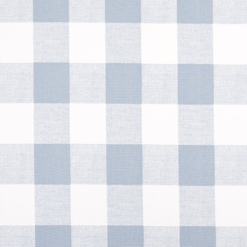 Blue Plaid Fabric - Etsy