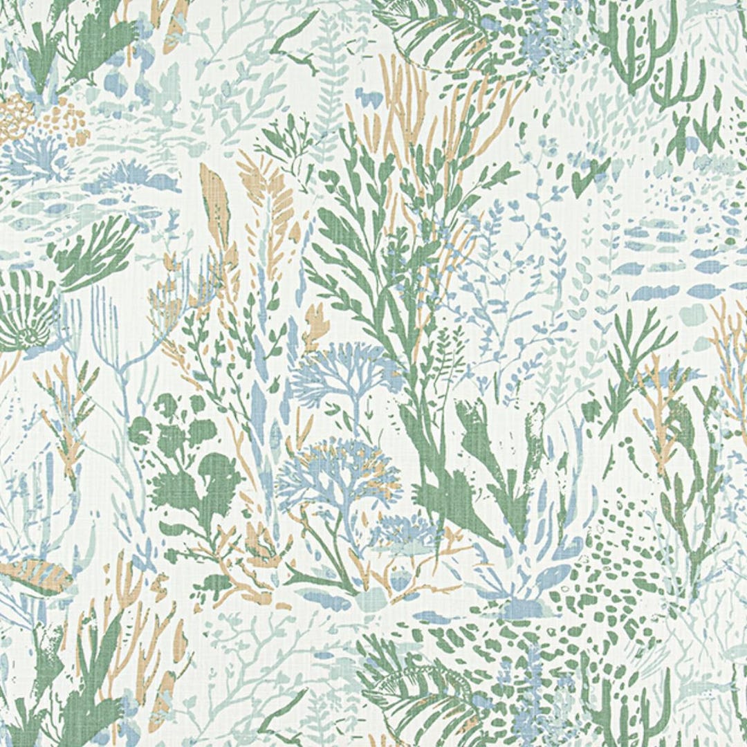 Coastal Under the Sea Fabric by the Yard - Textured Upholstery Weight ...