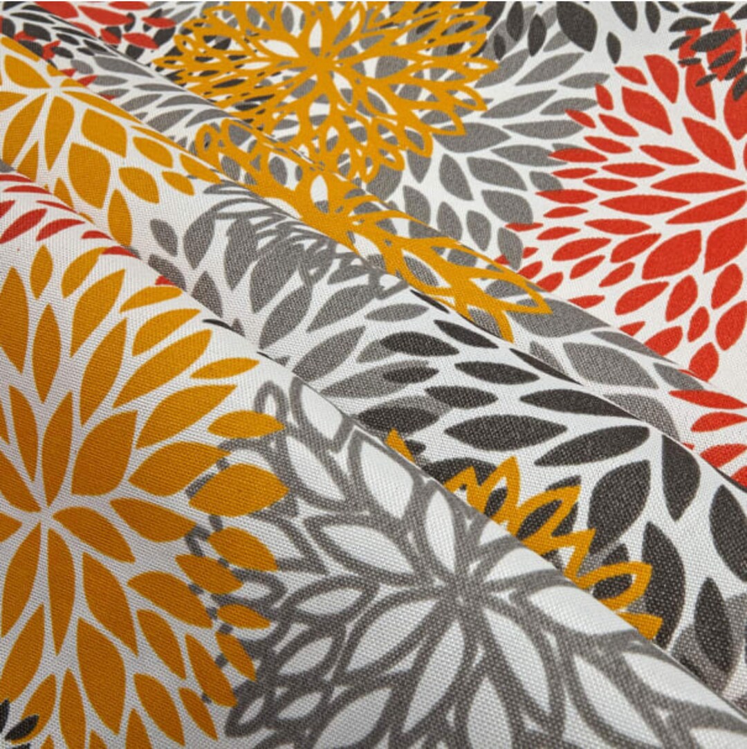 Premier Prints Fabric - Outdoor Fabric - Blooms Citrus - 54" Wide - Etsy