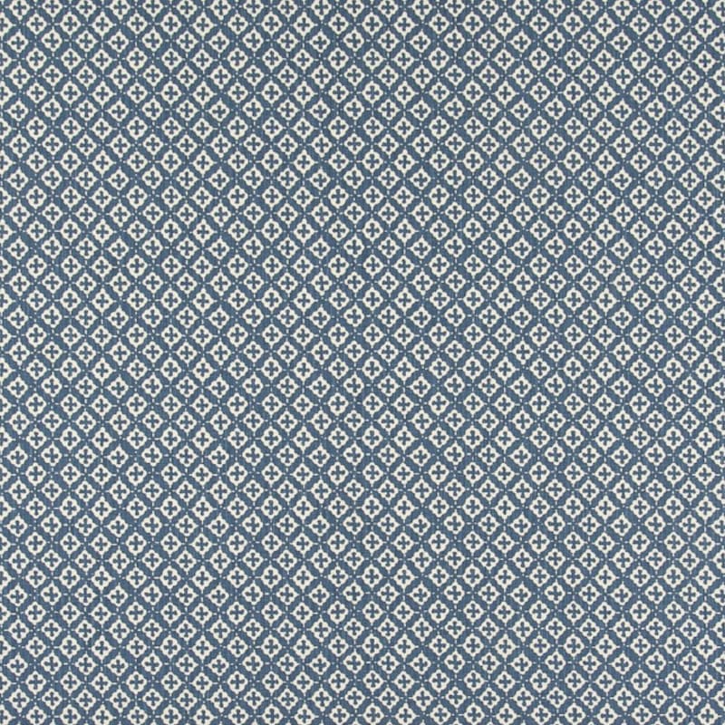 Blue Lattice Fabric - Etsy