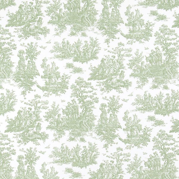 Green Toile Tablecloth Home Decor - Etsy