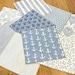 Powder Blue Stripe Fabric by the Yard - Cotton - 54" Wide - Upholstery ...