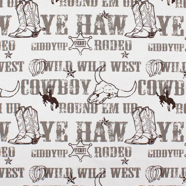 Western Fabric by the Yard - Etsy