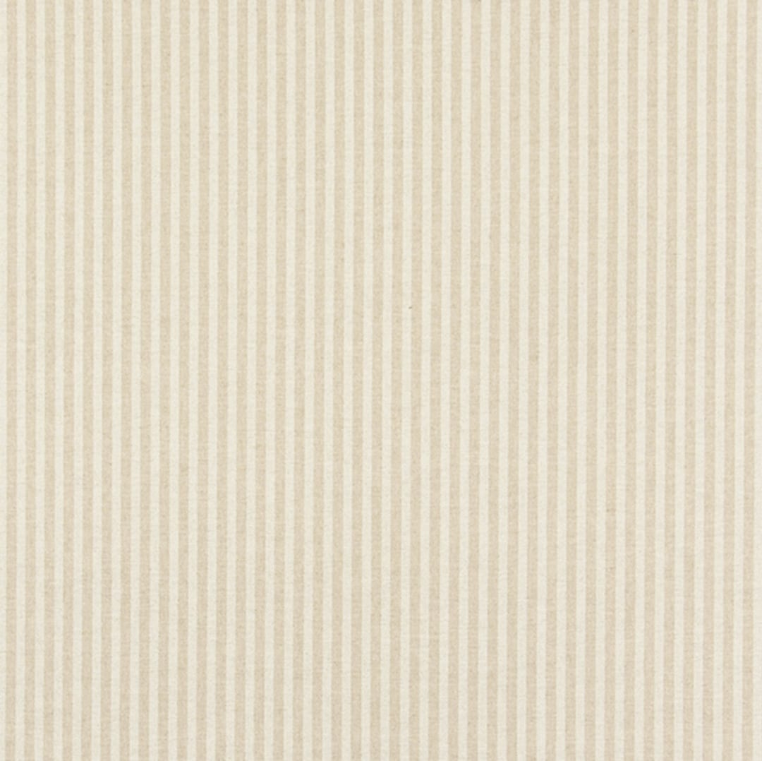 Thin Vertical Beige Stripe Fabric by the Yard - Upholstery Weight - 54 ...