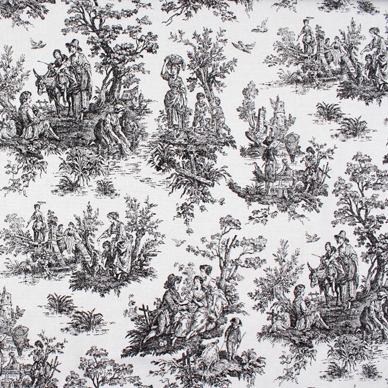 Black Toile - Etsy