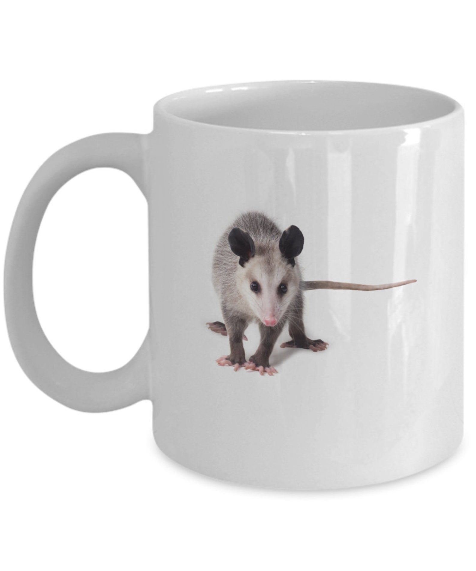 Opossum Print Mug , Funny Novelty Possum Coffee Cup , Perfect Gift for ...