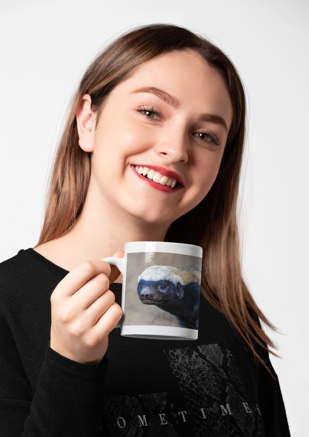 Honey Badger Mug , Honey Badger Spirit Animal Mug , Honey Badger Coffee ...