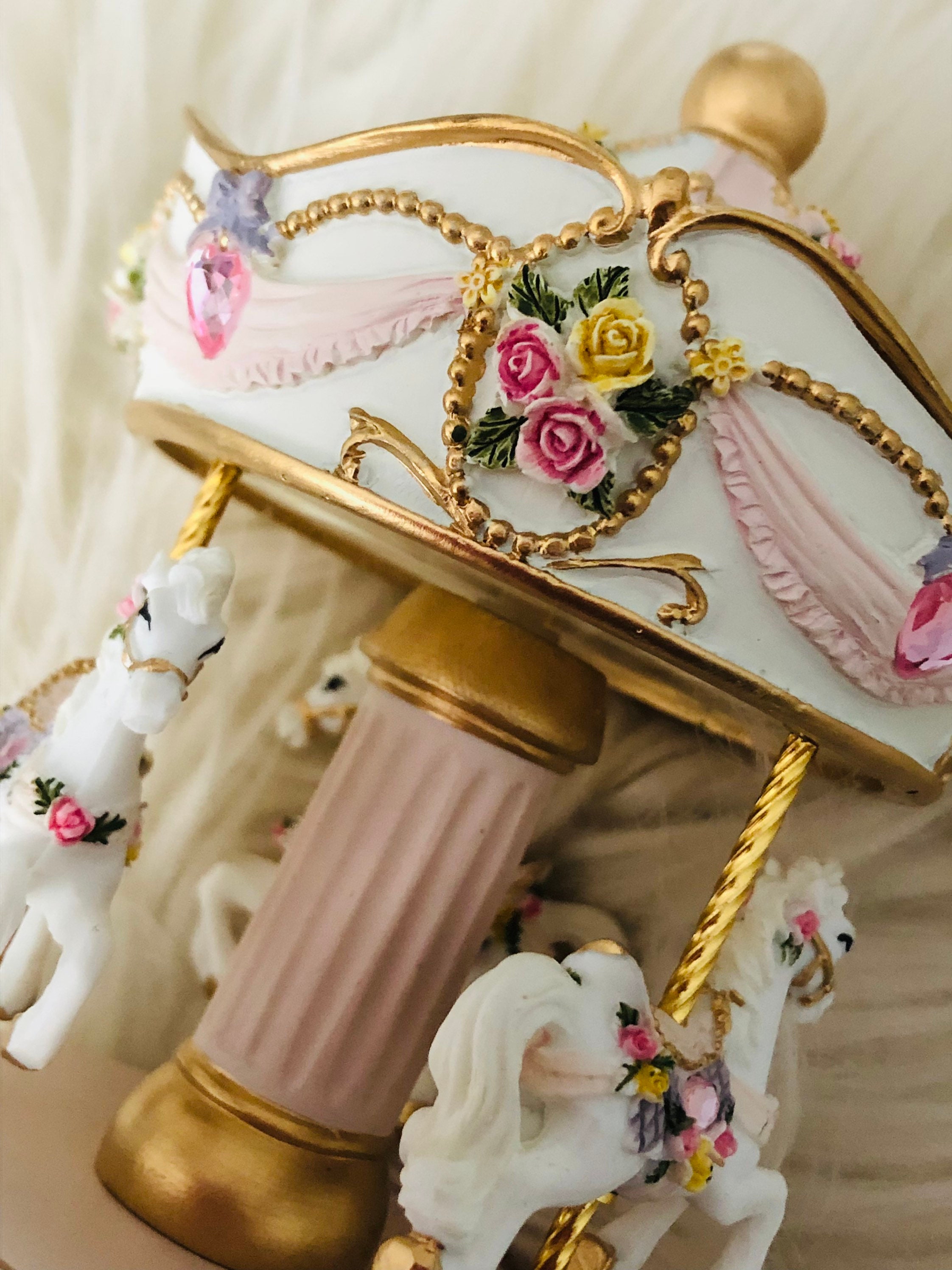 Musical Carousel Music Box Musical Carousel Nursery Gift - Etsy