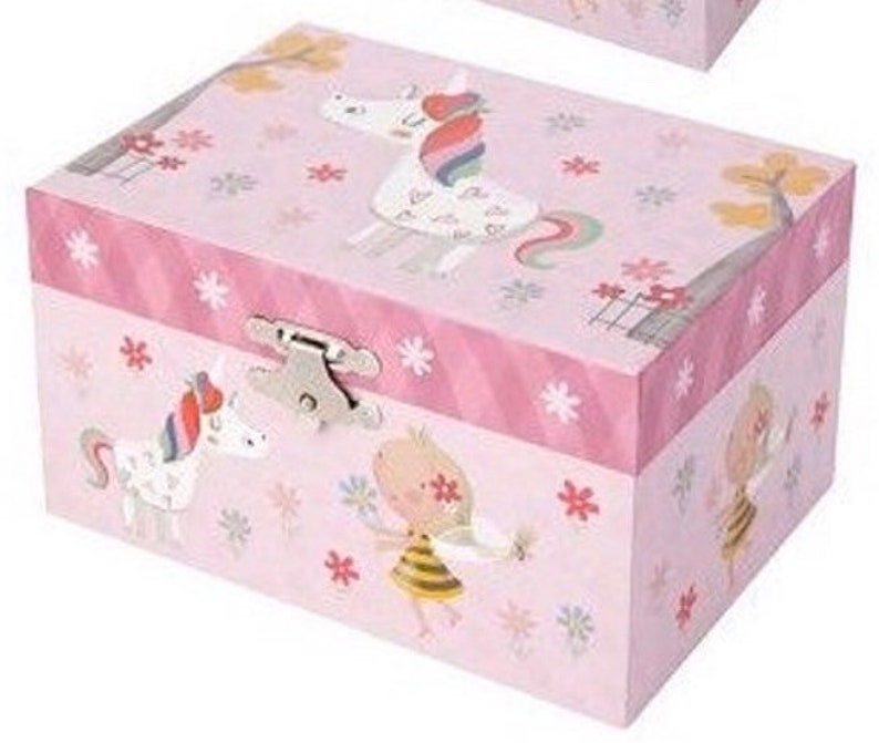 Personalised Unicorn Musical Jewelry Box Ballerina Music Box - Etsy