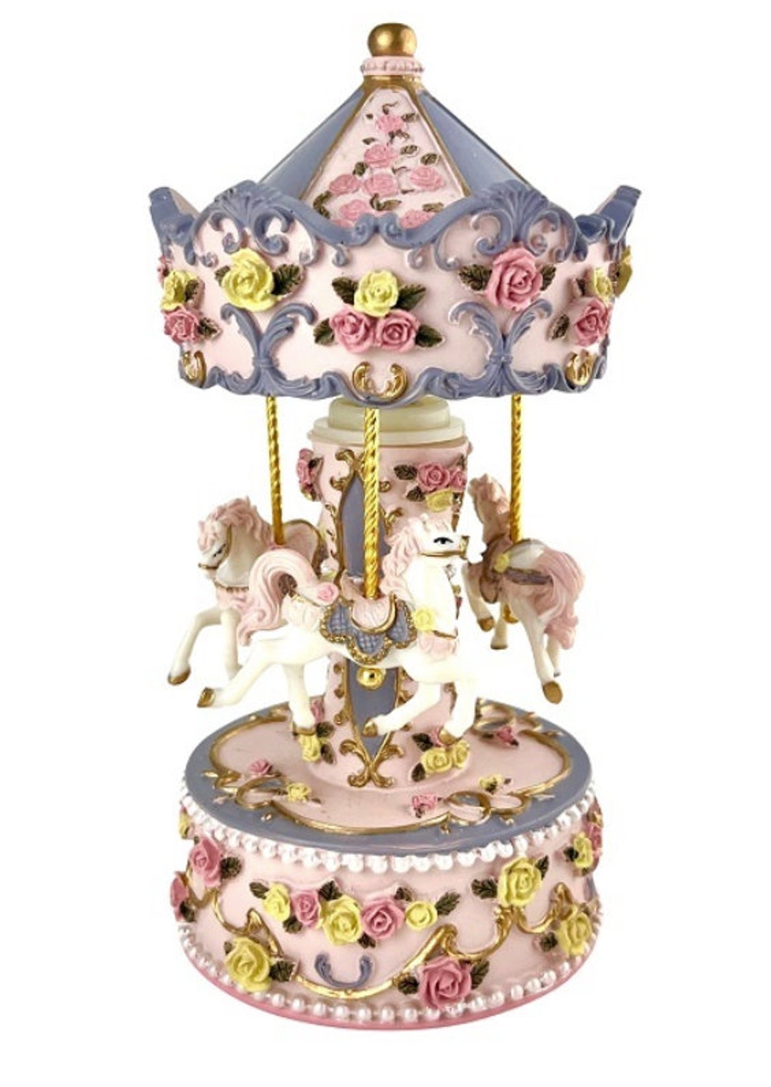 EDELWEISS Musical Carousel, Music Box, Musical Carousel, Nursery Gift ...