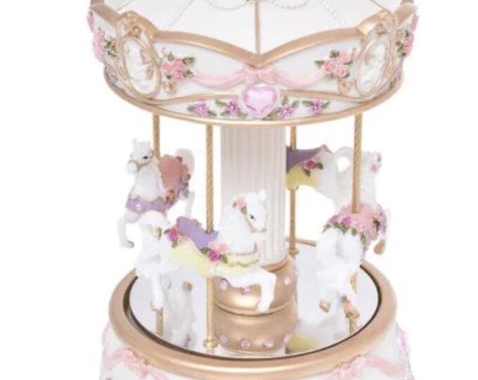 Musical Carousel, Music Box, Musical Carousel, Nursery Gift, New Baby ...