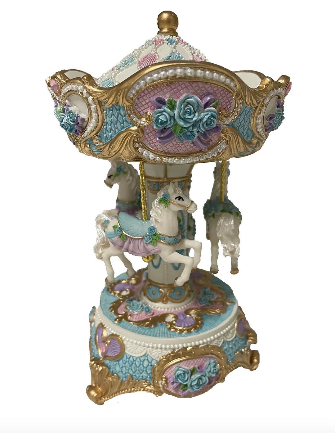 Musical Carousel, Music Box, Musical Carousel, Nursery Gift, New Baby ...