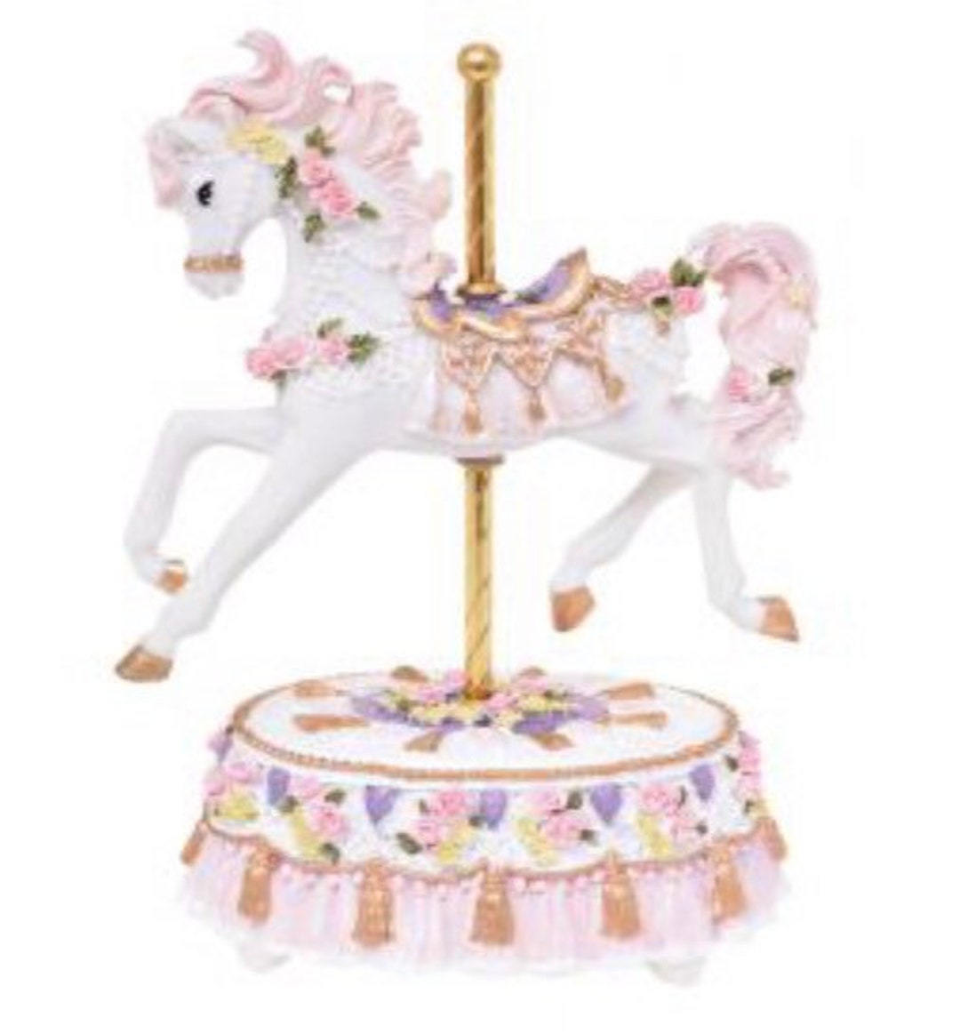 Musical Horse Carousel, Music Box, Musical Carousel, Nursery Gift, New ...