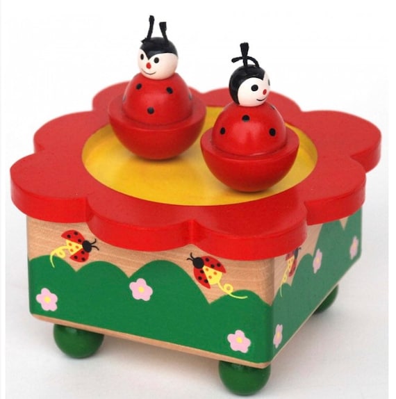 Music Boxes Personalised ladybird Music Box,Musical box,Music Gift ...