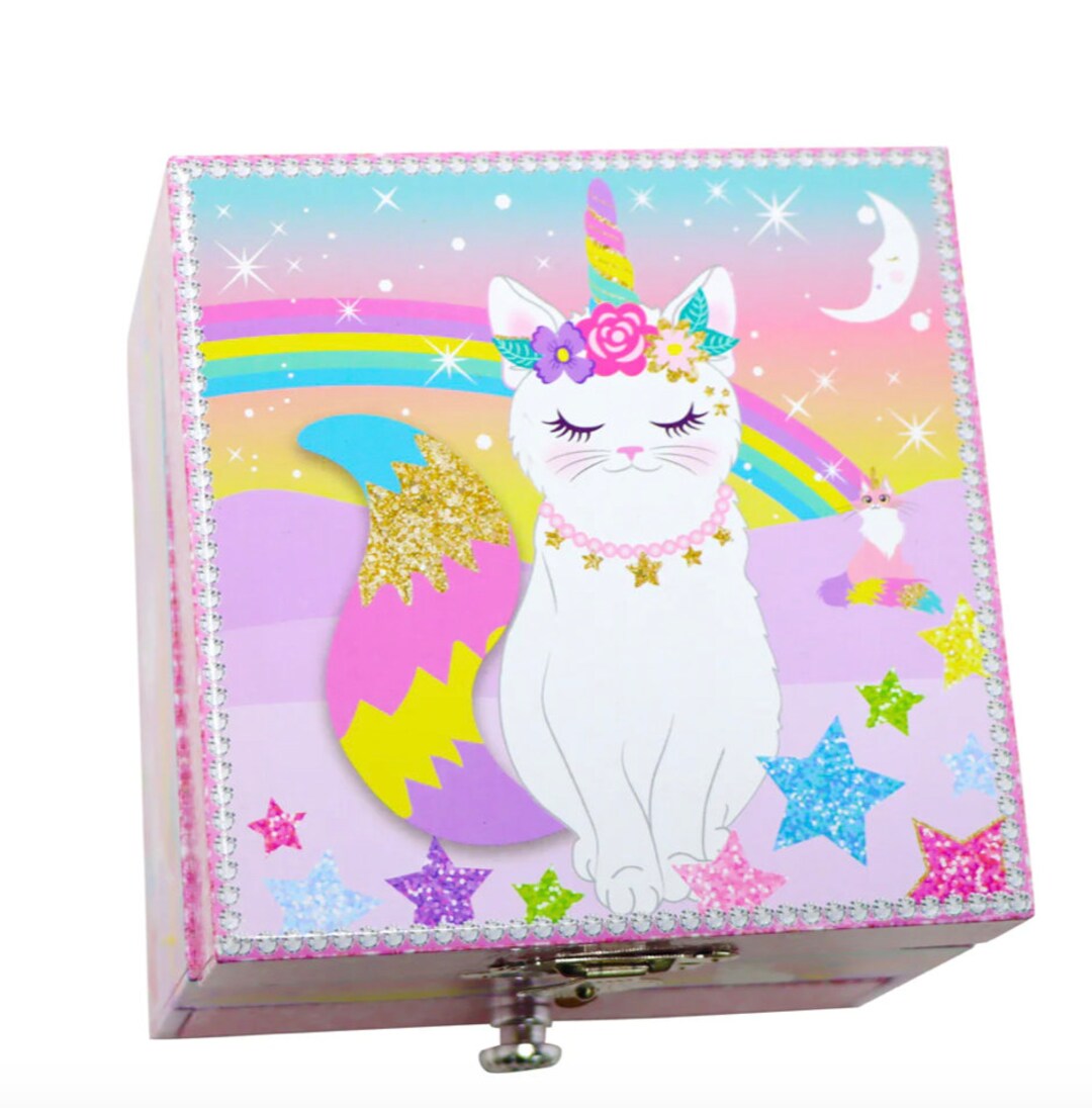 Personalised Ballerina Musical Jewelry Box,ballerina Music Box, Cat ...
