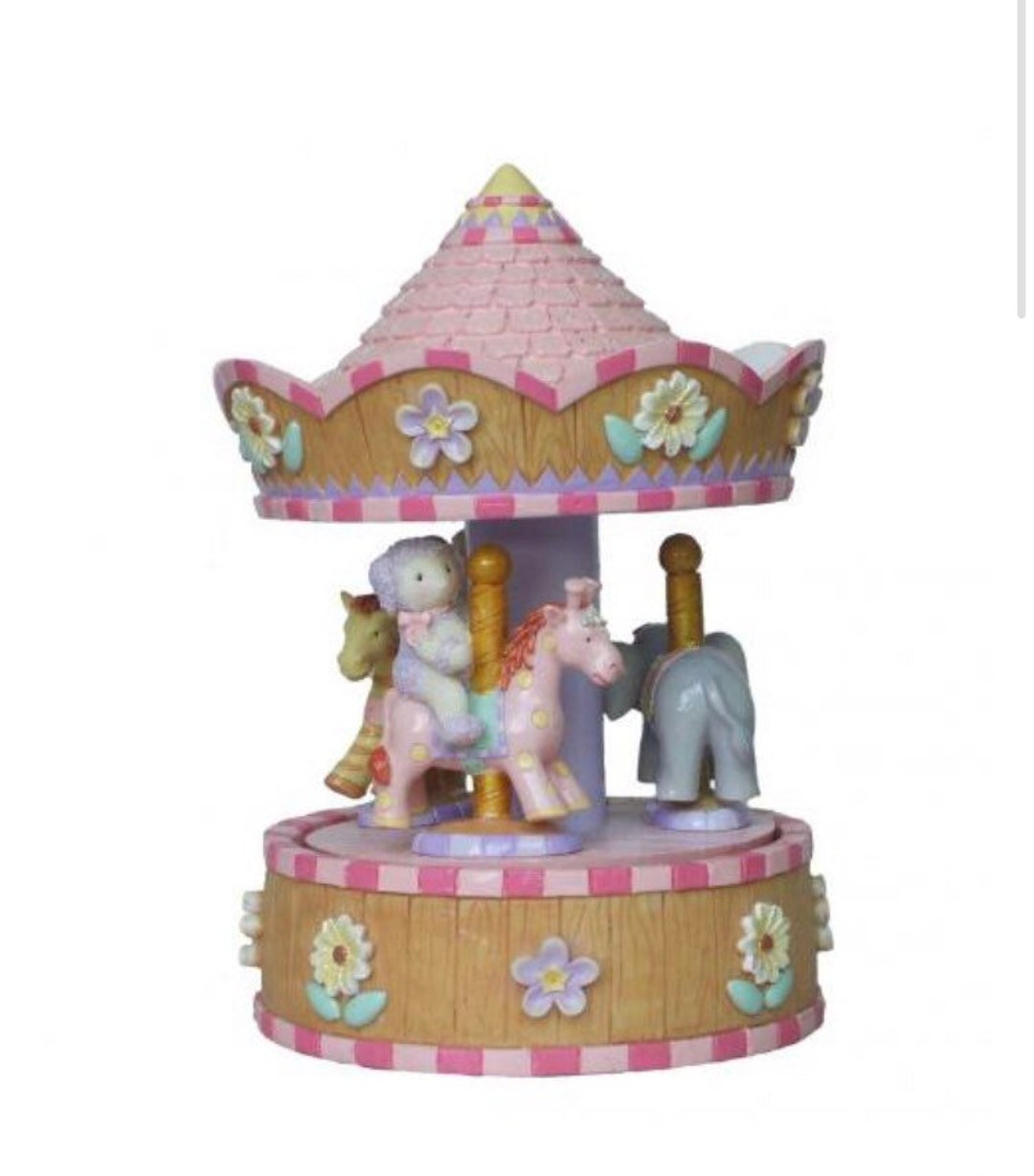 Musical Carousel, Music Box, Musical Carousel, Nursery Gift, New Baby ...