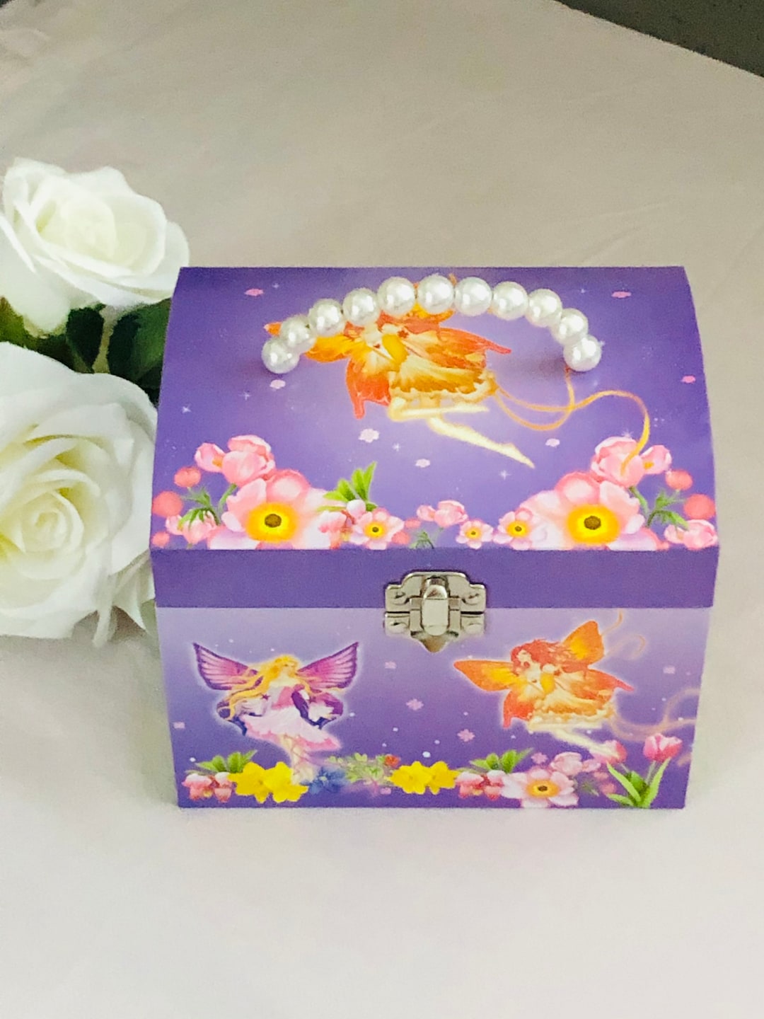 Personalised Ballerina Fairy Musical Jewelry Box Ballerina Music Box ...