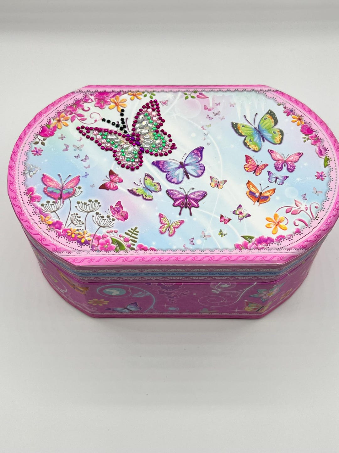 Personalised BUTTERFLY Musical Jewelry Box, Ballerina Music Box, Gift ...