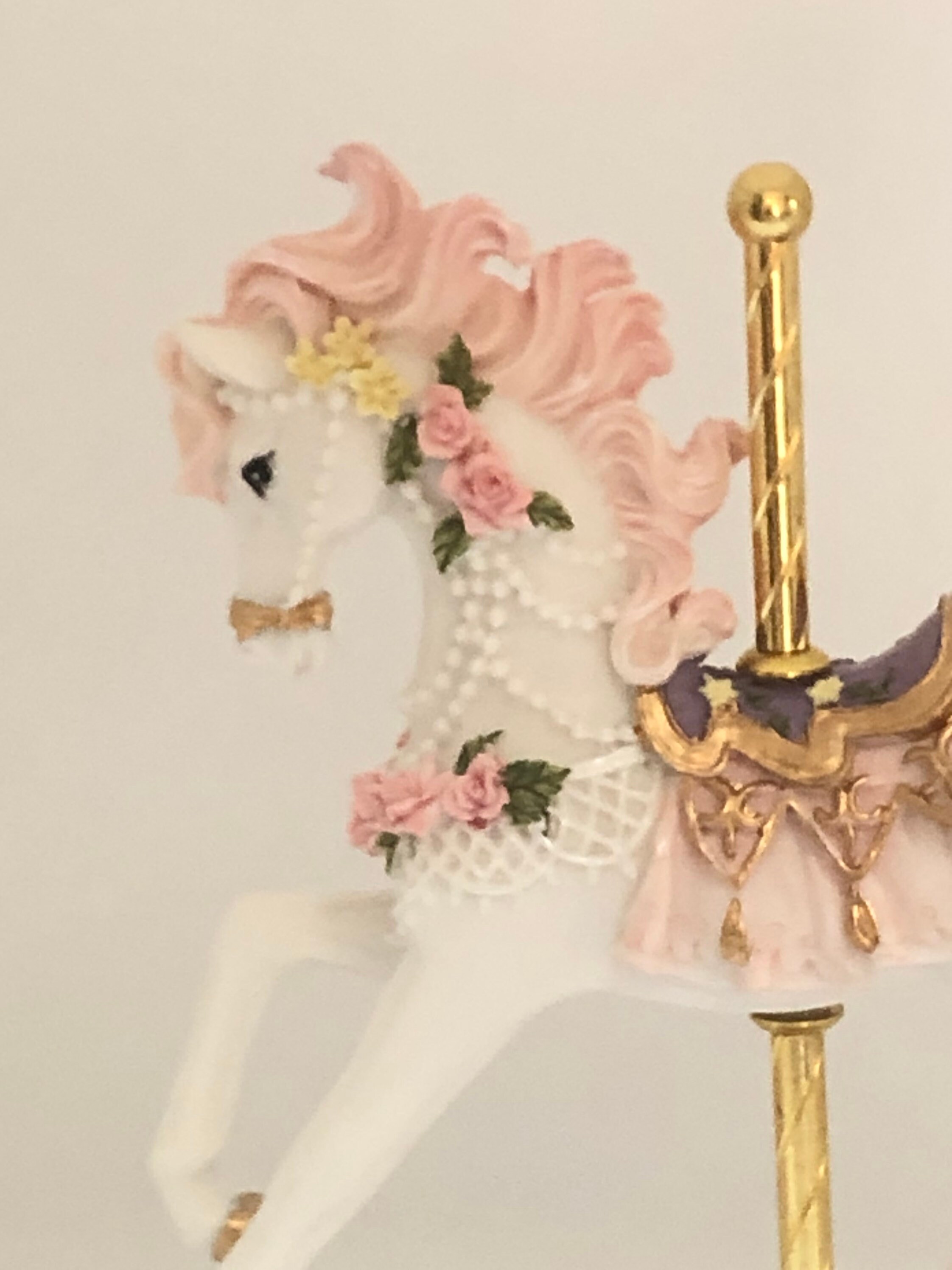 Musical Horse Carousel Music Box Musical Carousel Nursery | Etsy