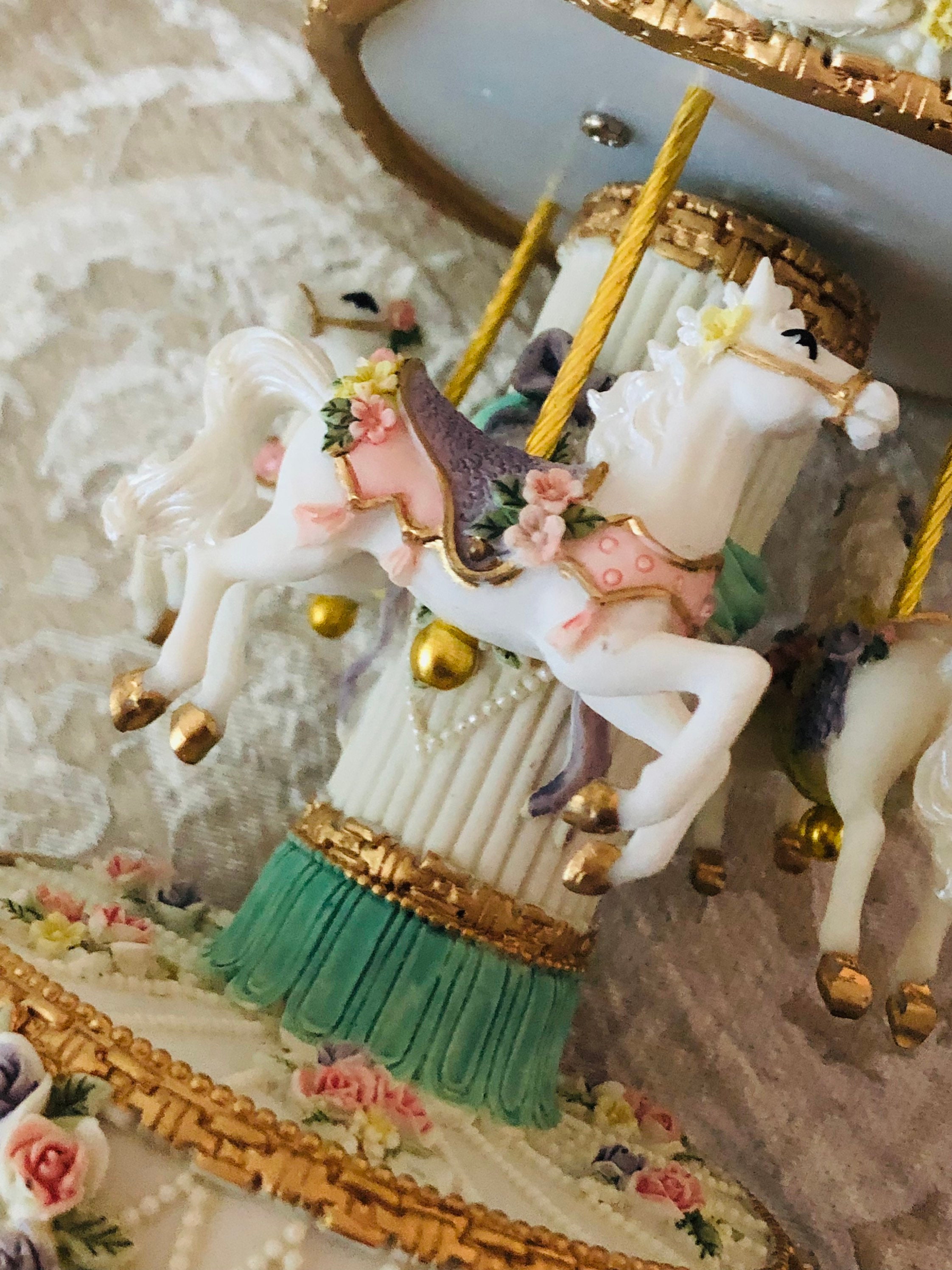 Musical Carousel Music box Musical Carousel Nursery Gift | Etsy