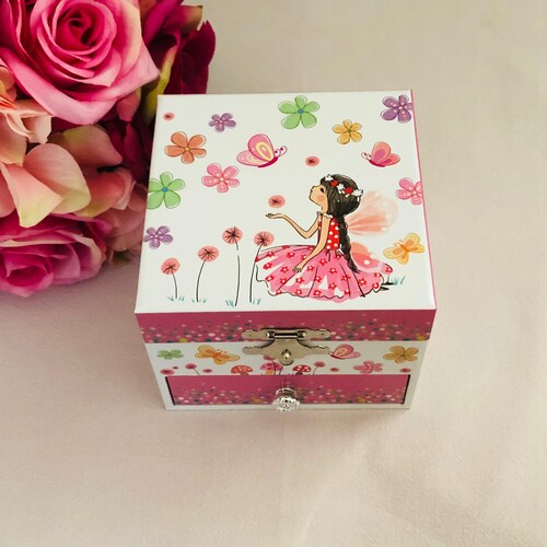 Personalised WOODEN Ballerina Dancer Musical Jewelry Box - Etsy