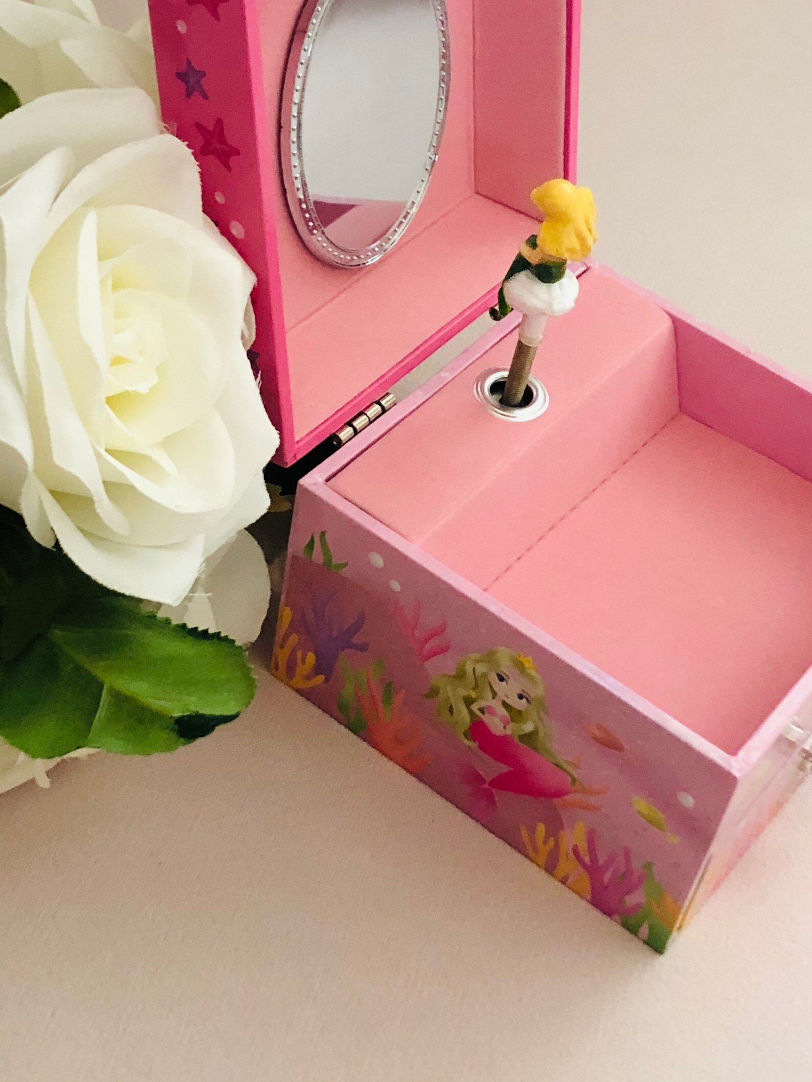 Personalised WOODEN Mermaid Ballerina Musical Jewelry Box - Etsy