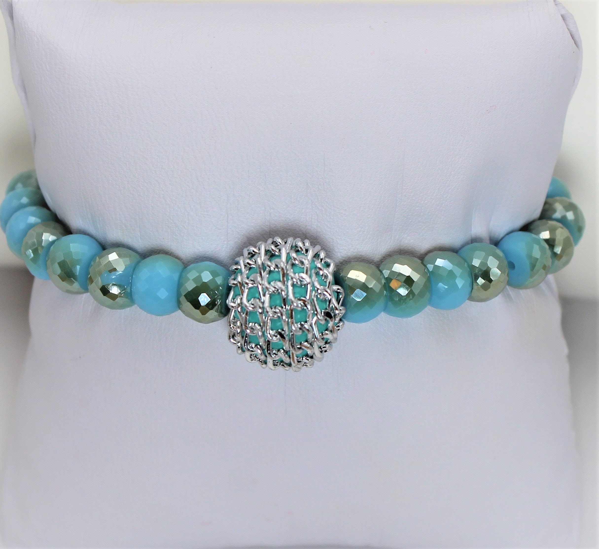 Pulsera turquesa hecha a mano pulsera de cuentas pulsera de - Etsy España