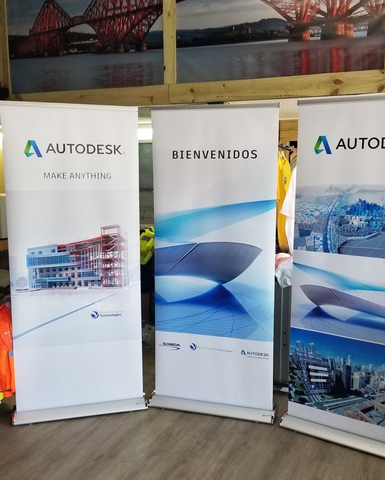 Retractable Banner Stand, Deluxe Roll up Stand, Print Banner Stand ...