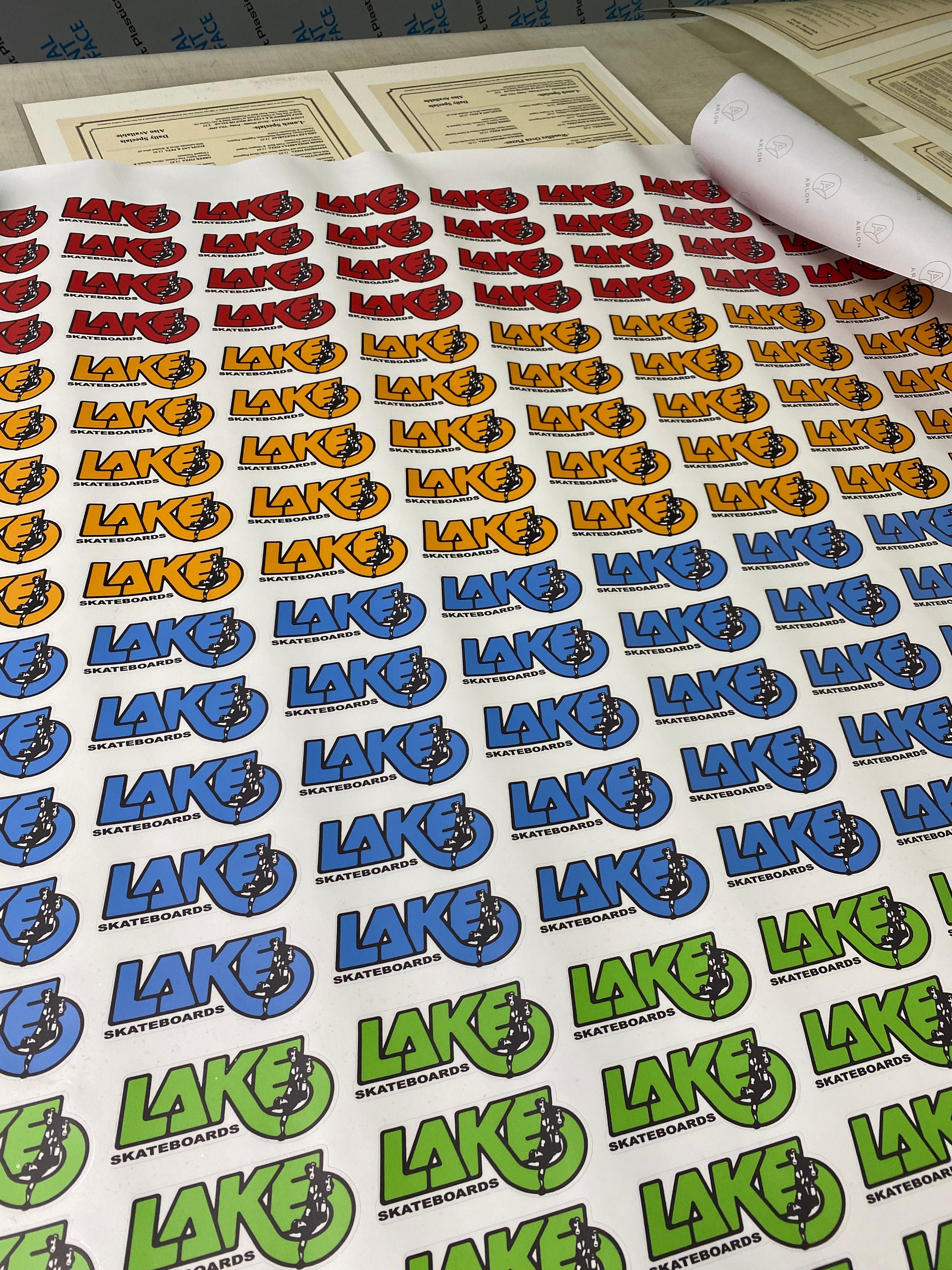 100 Custom Stickers in Bulk, Print Logo Stickers, Branded Stickers ...