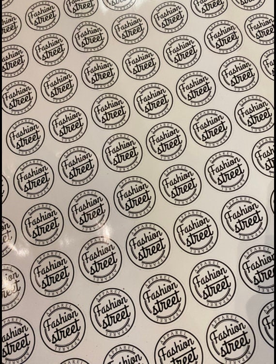 100 Custom Stickers in Bulk, Print Logo Stickers, Branded Stickers ...