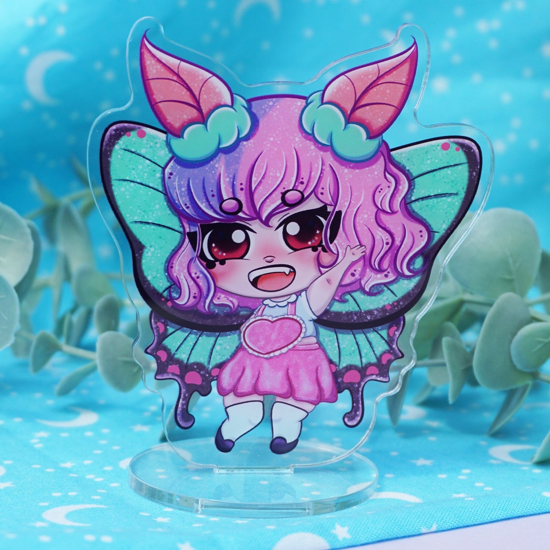 Chibi Moth Girl Acrylic Stand - Etsy