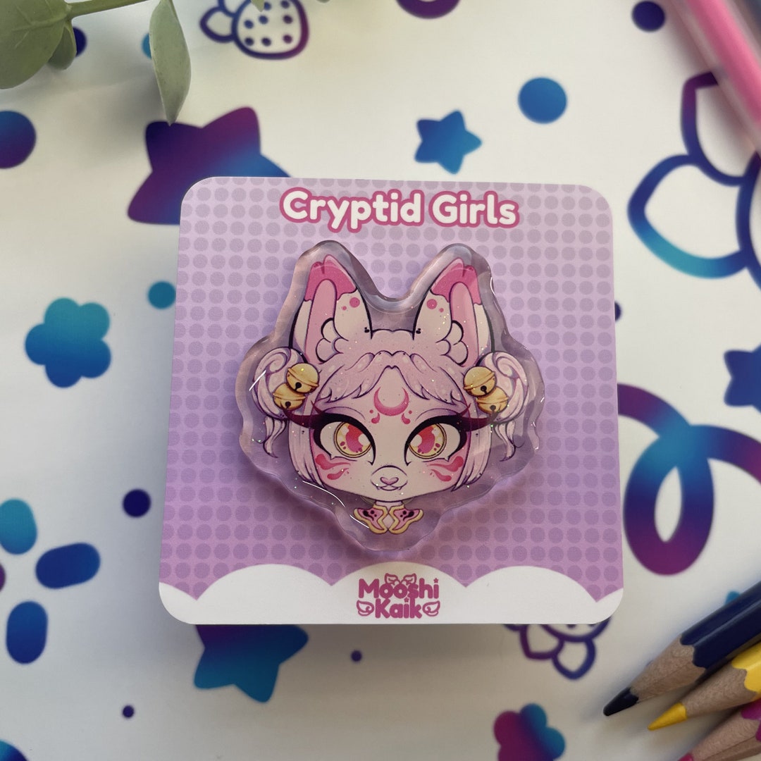 Kitsune Yokai Pin || Moth Man Inspired Pin Cryptid - Etsy