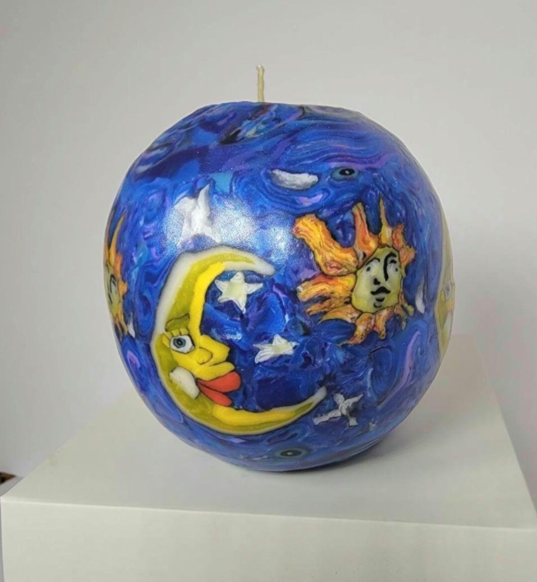 Sun and Moon Candle - Etsy