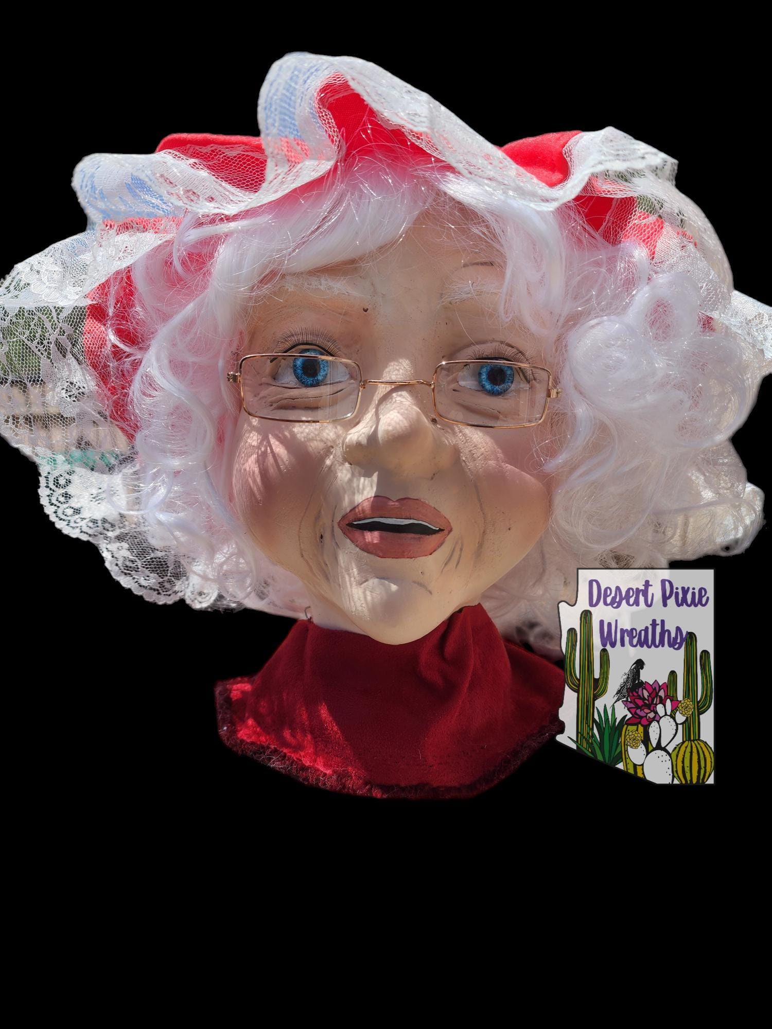 Mrs. Claus Mannequin Head - Etsy