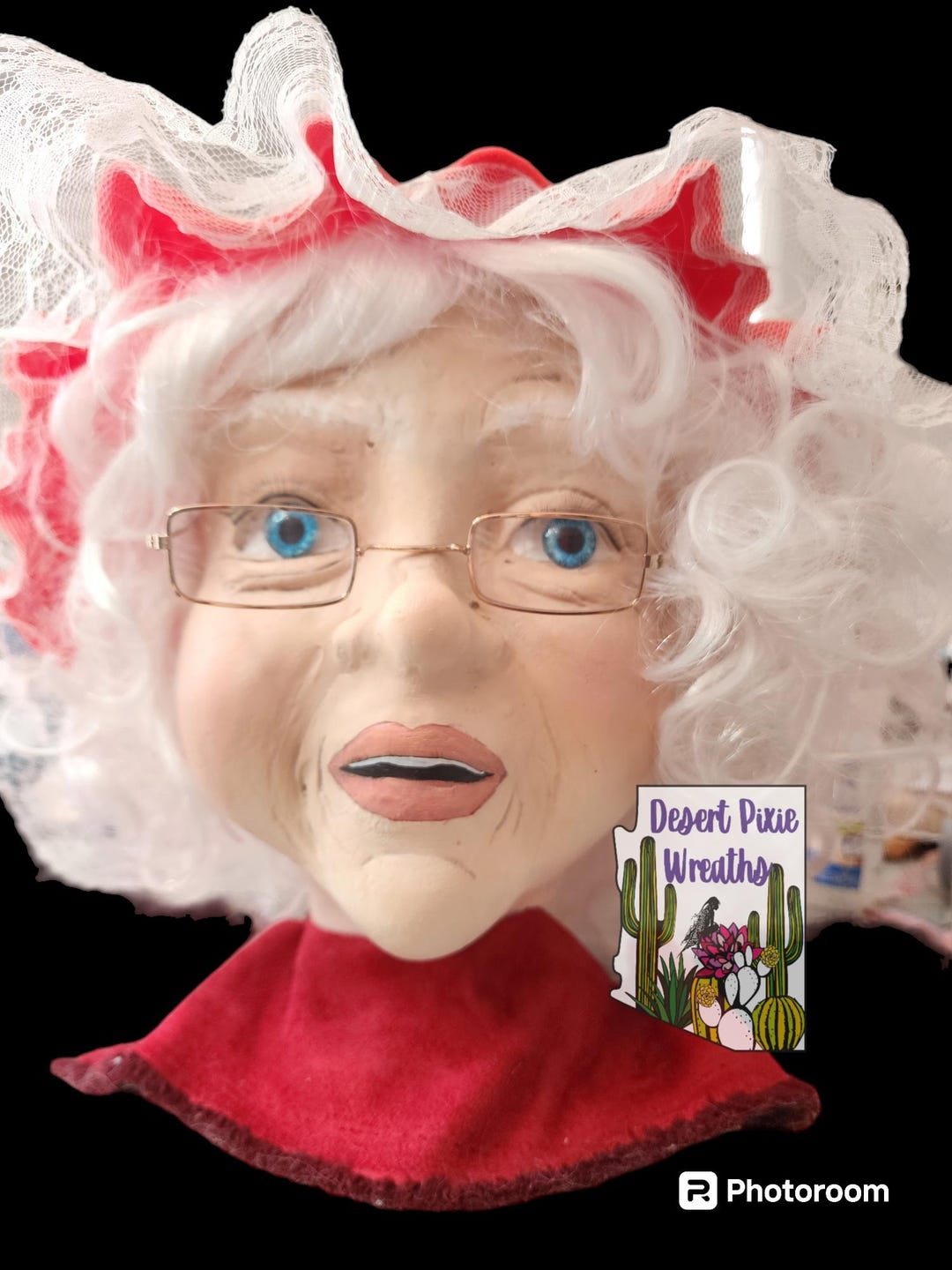 Mrs. Claus Mannequin Head - Etsy